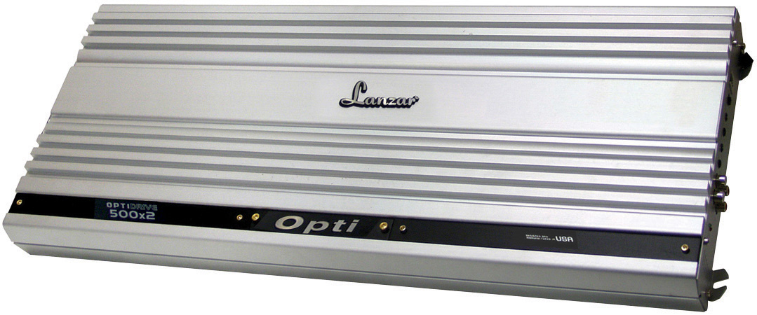 AMPLIFIER LANZAR OPTI 750WX2 RMS; 2000WATTS MAX @ 2 OHMS OPTI500X2 ...